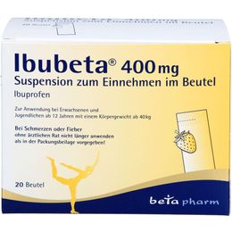 betapharm Ibubeta 400 mg Suspension zum Einnehmen im Beutel 20 St