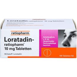 LORATADIN-ratiopharm 10 mg Tabletten 100 St