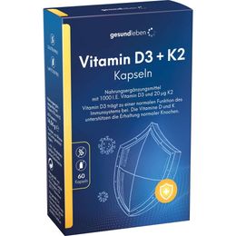 Gesund Leben Vitamin D3+K2 Weichkapseln 60 St