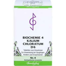 Bombastus Biochemie 4 Kalium chloratum D 6 Tabletten 500 St