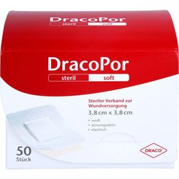 Dracopor Wundverband 3,8x3,8 cm steril 50 St