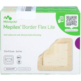 Mepilex Border Flex Lite Schaumverband 7,5x7,5 cm 10 St