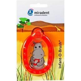 HAGER PHARMA Miradent Kinder-Lernzahnb&uuml;rste Infant-O-Brush rot 1 St