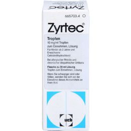 kohlpharma Zyrtec 10 mg/ml Tropfen 20 ml