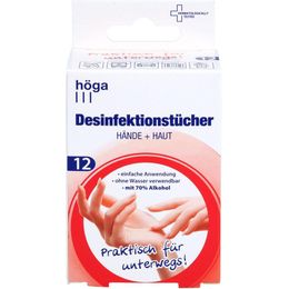 Desinfektionst&uuml;cher H&auml;nde+Haut 12 St