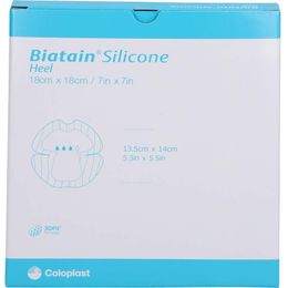 Coloplast Biatain Silicone Schaumverband Ferse 18x18 cm 5 St