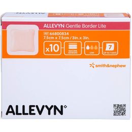 Allevyn Gentle Border Lite 7,5x7,5 cm Schaumverb. 10 St