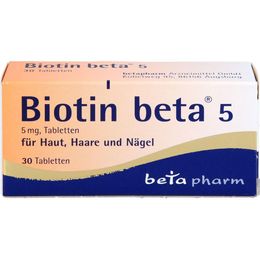 betapharm Biotin Beta 5 Tabletten 30 St