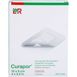 Lohmann & Rauscher Curapor Wundverband steril chirurgisch 8x10 cm 5 St
