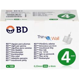 B2B Medical Bd Thin Wall Pen-Nadeln 0,23 32 Gx4 mm 100 St