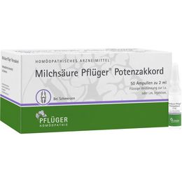 Pfl&uuml;ger&reg; Milchs&auml;ure Pfl&uuml;ger Potenzakkord Inj.-Lsg.Amp. 50 St