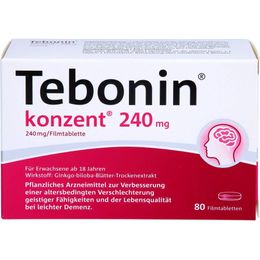 Tebonin konzent 240 mg Filmtabletten 80 St