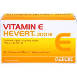Vitamin E Hevert 200 I.E. Weichkapseln 100 St