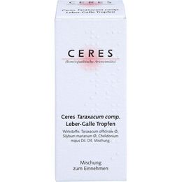 Ceres Taraxacum comp.Leber-Galle Tropfen 20 ml