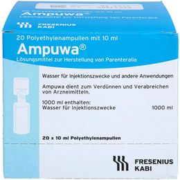 Fresenius Ampuwa Plastikampullen Injektions-/Infusionslsg. 20X10 ml