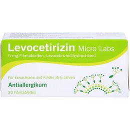 Levocetirizin Micro Labs 5 mg Filmtabletten 20 St