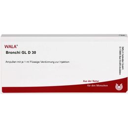 WALA Bronchi Gl D 30 Ampullen 10X1 ml