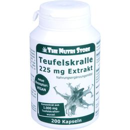 Hirundo Teufelskralle 225 mg Extrakt Kapseln 200 St