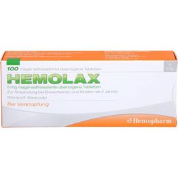 Hemolax 5 mg magensaftresistente &uuml;berzogene Tabl. 100 St