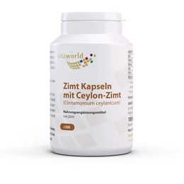 vitaworld Zimt 500 mg+Zink+Chrom Kapseln 100 St