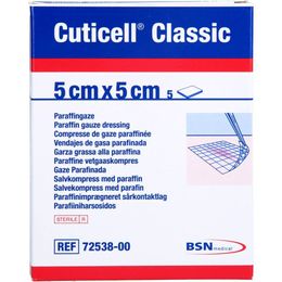 B2B Medical Cuticell Classic Wundgaze 5x5 cm 5 St