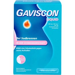 Reckitt Benckiser Deutschland GmbH Gaviscon Liquid 500 mg/267 mg/160 mg Susp.z.Einn. 24X10 ml