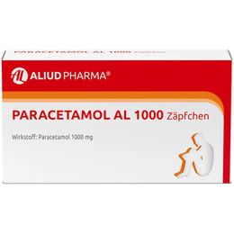ALIUD Paracetamol Al 1000 Zäpfchen bei akuten Schmerzen und Fieber 10 St