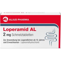 ALIUD Loperamid Al 2 mg Schmelztabletten 6 St