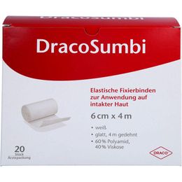Dracosumbi Fixierbinde 6 cmx4 m wei&szlig; 20 St