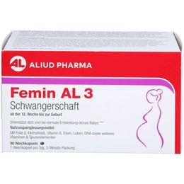 ALIUD Femin Al 3 Schwangerschaft Weichkapseln 90 St