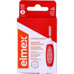 CP GABA Elmex Interdentalb&uuml;rsten Iso Gr.2 0,5 mm rot 8 St