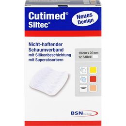 BSN Cutimed Siltec Schaumverb.10x20 cm nicht haftend 12 St