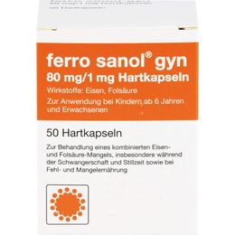 Ferro Sanol gyn Hartkaps.m.msr.überz.Pellets 50 St