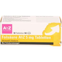 Fols&auml;ure AbZ 5 mg Tabletten 50 St