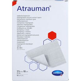 Atrauman 7,5x10 cm steril Kompressen 10 St