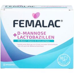 Femalac D-Mannose+Lactobazillen Plv.z.H.e.L.z.E. 10 St