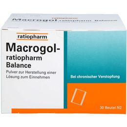 MACROGOL-ratiopharm Balance Plv.z.H.e.L.z.Einn. 30 St