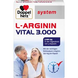 Queisser Doppelherz L-Arginin Vital 3.000 system Kapseln 120 St