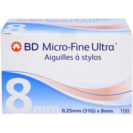 kohlpharma Bd MICRO-FINE Ultra Pen-Nadeln 0,25x8 mm 31 G 100 St