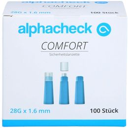 Alphacheck comfort Sicherheitslanzett.28 Gx1,6 mm 100 St