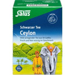 Ceylon schwarzer Tee Bio Salus Filterbeutel 15 St