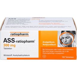 ASS-ratiopharm 300 mg Tabletten 100 St