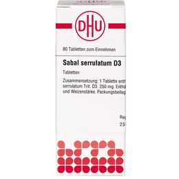 DHU-Arzneimittel Sabal Serrulatum D 3 Tabletten 80 St