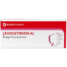 ALIUD Levocetirizin Al 5 mg Filmtabletten bei Heuschnupfen 50 St