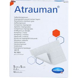 ACA M&uuml;ller Atrauman 5x5 cm steril Kompressen 10 St