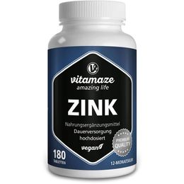 Vitamaze GmbH Zink 25 mg hochdosiert vegan Tabletten 180 St