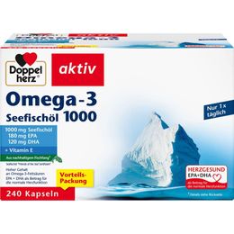 Queisser Doppelherz Omega-3 Seefischöl 1000 Kapseln 240 St