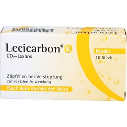 Lecicarbon K CO2 Laxans Kindersuppositorien 10 St