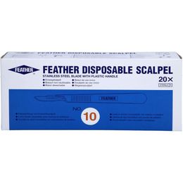 Dr. JUNGHANS Skalpell Einmal Figur 10 Feather 20 St