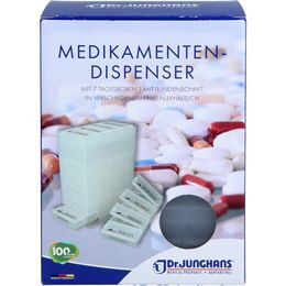 Dr. JUNGHANS Medikamentendispenser 7 Tage wei&szlig; trans.Blind. 1 St